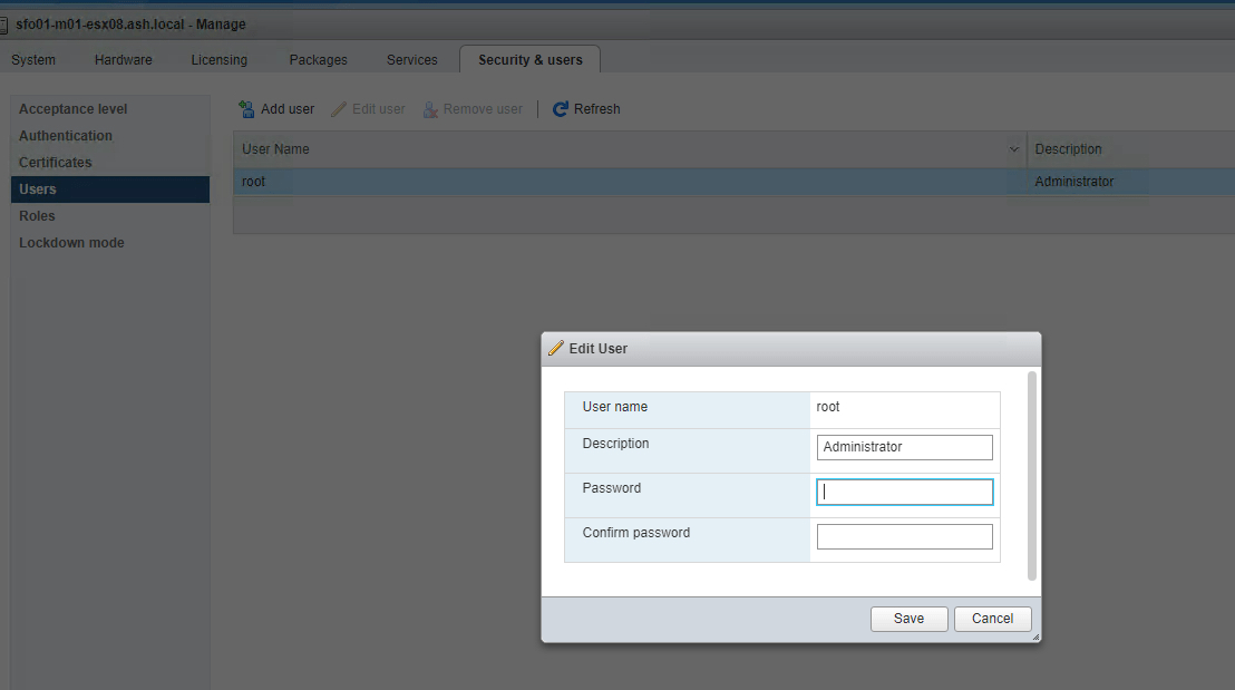 How to Reset ESXi Root password using Active Directory - @vmanalyst