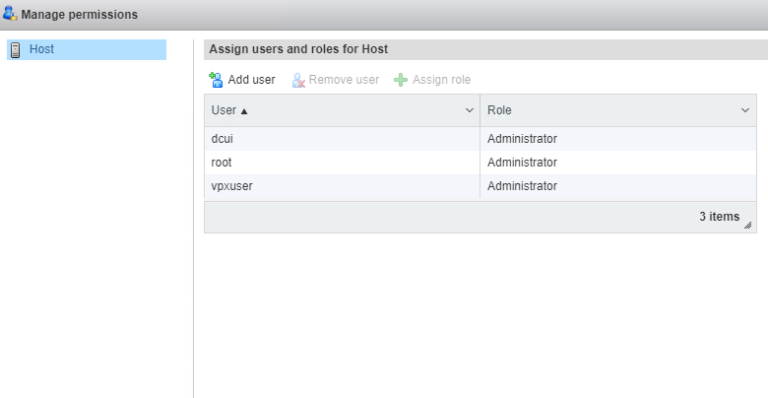 How To Add Local Users To Esxi Host Vmanalyst