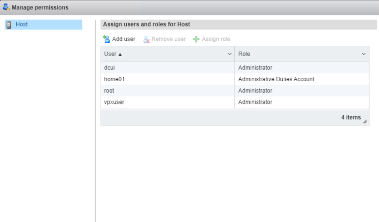 How To Add Local Users To Esxi Host Vmanalyst
