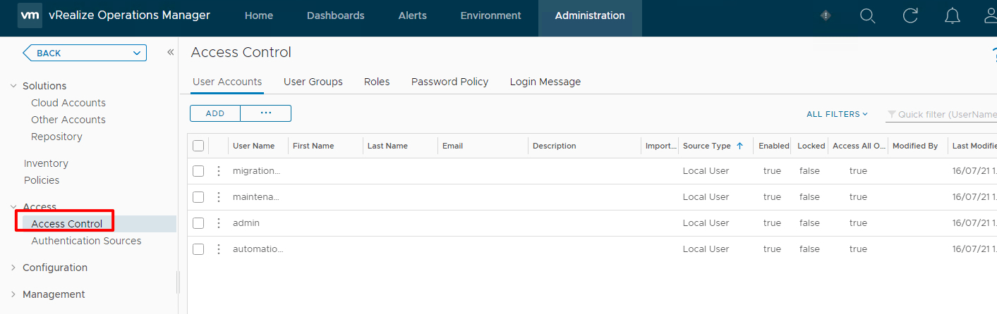 Part 3 Configure Ad Authentication To Vrops Vmanalyst