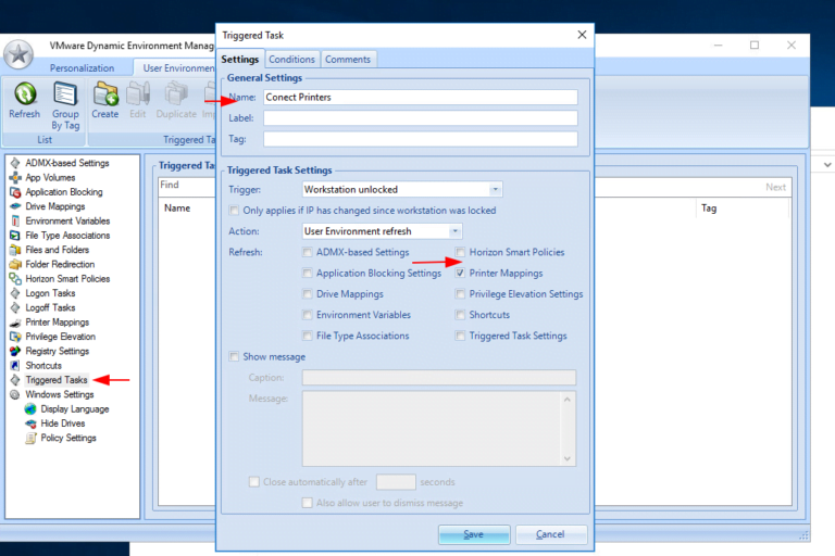 Part 18 - Configure Dynamic Environment Manager DEM