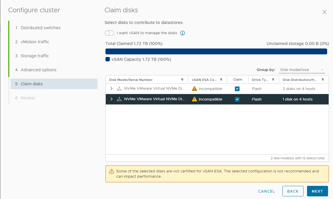 Part 13 - Configure a vSAN 8 ESA Cluster - @vmanalyst