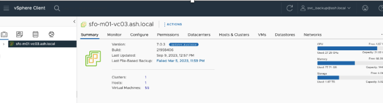 Switch Identity Source To Active Directory Over Ldap In Vsphere 70 Vmanalyst