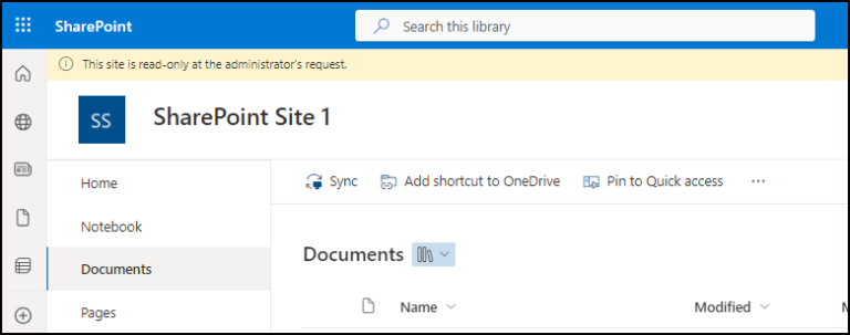 How to set SharePoint Online Site to Read Only Mode - @vmanalyst